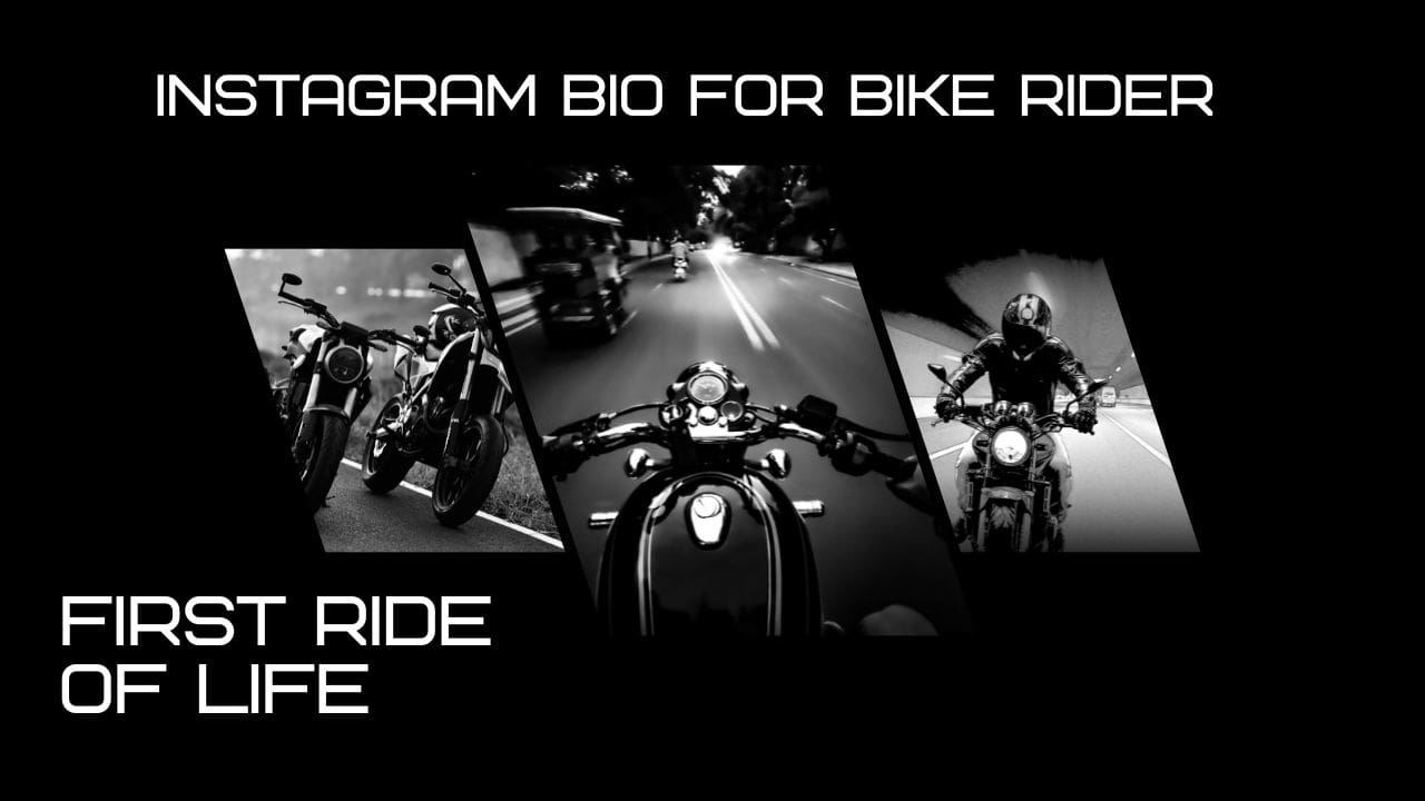 100+ Instagram Bio for Bike Rider | Super Bike Lover Best Bio - Insta ...
