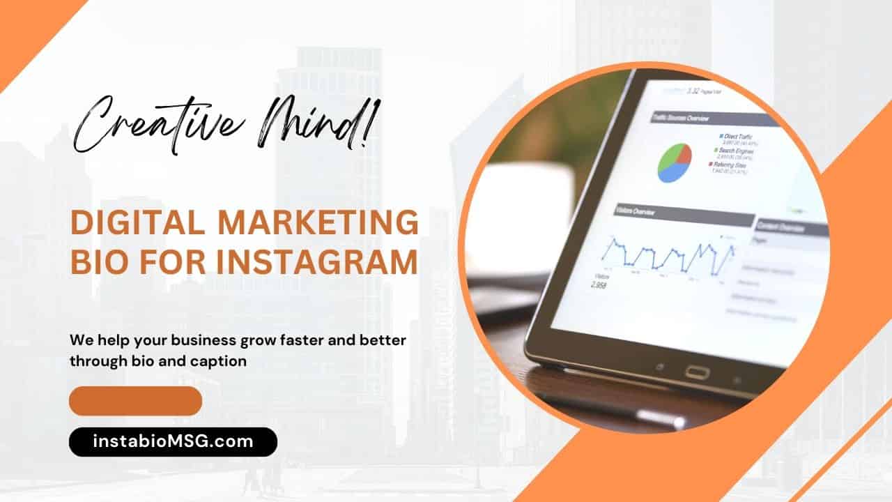 101+ Best Digital Marketing Bio for Instagram - Insta Bio MSG